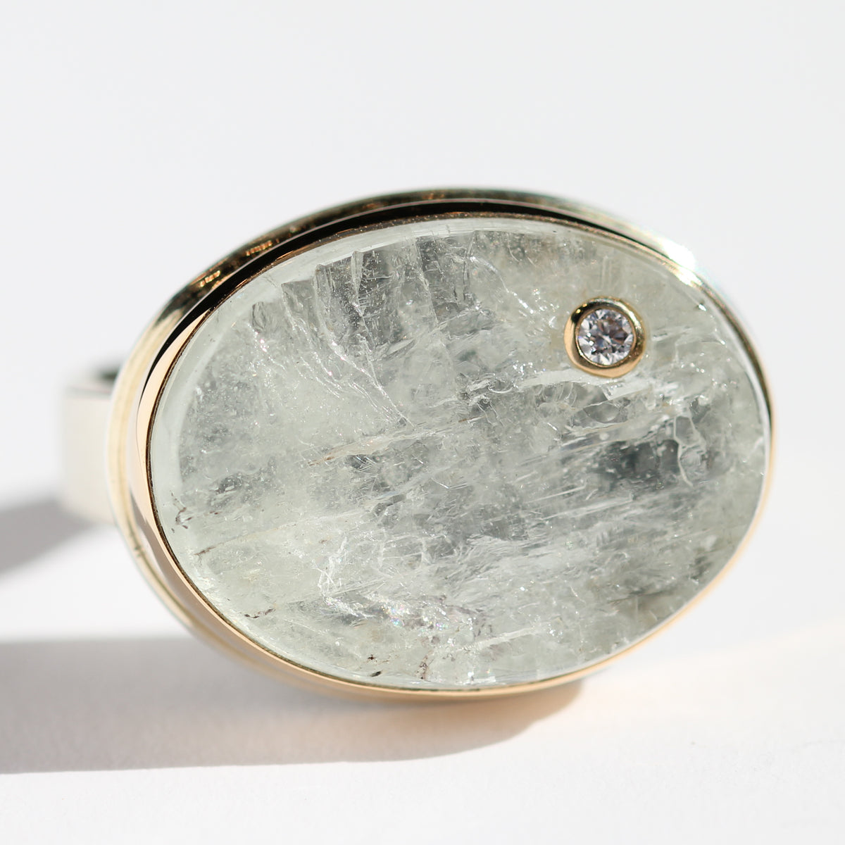 Surface Cut Beryl Ring – Chemistry Jewelry