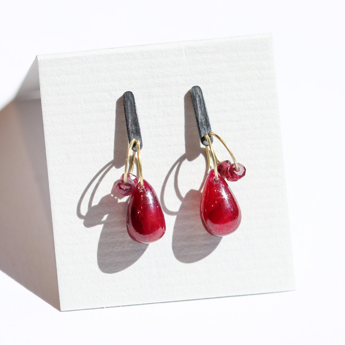 Mini Tangle Ruby Earrings – Chemistry Jewelry