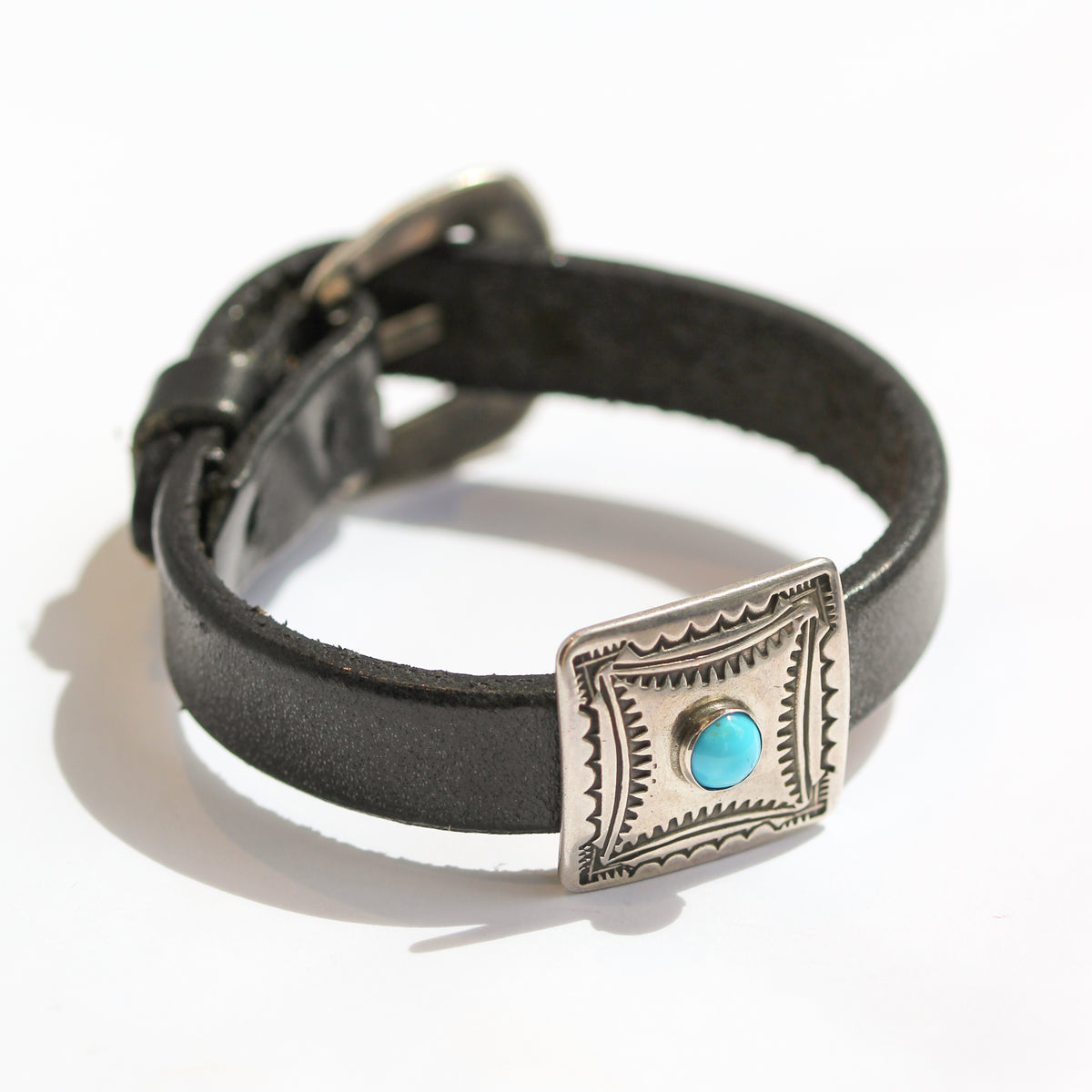 Turquoise Concho Watch Band Bracelet by Buffalo – Chemistry Jewelry