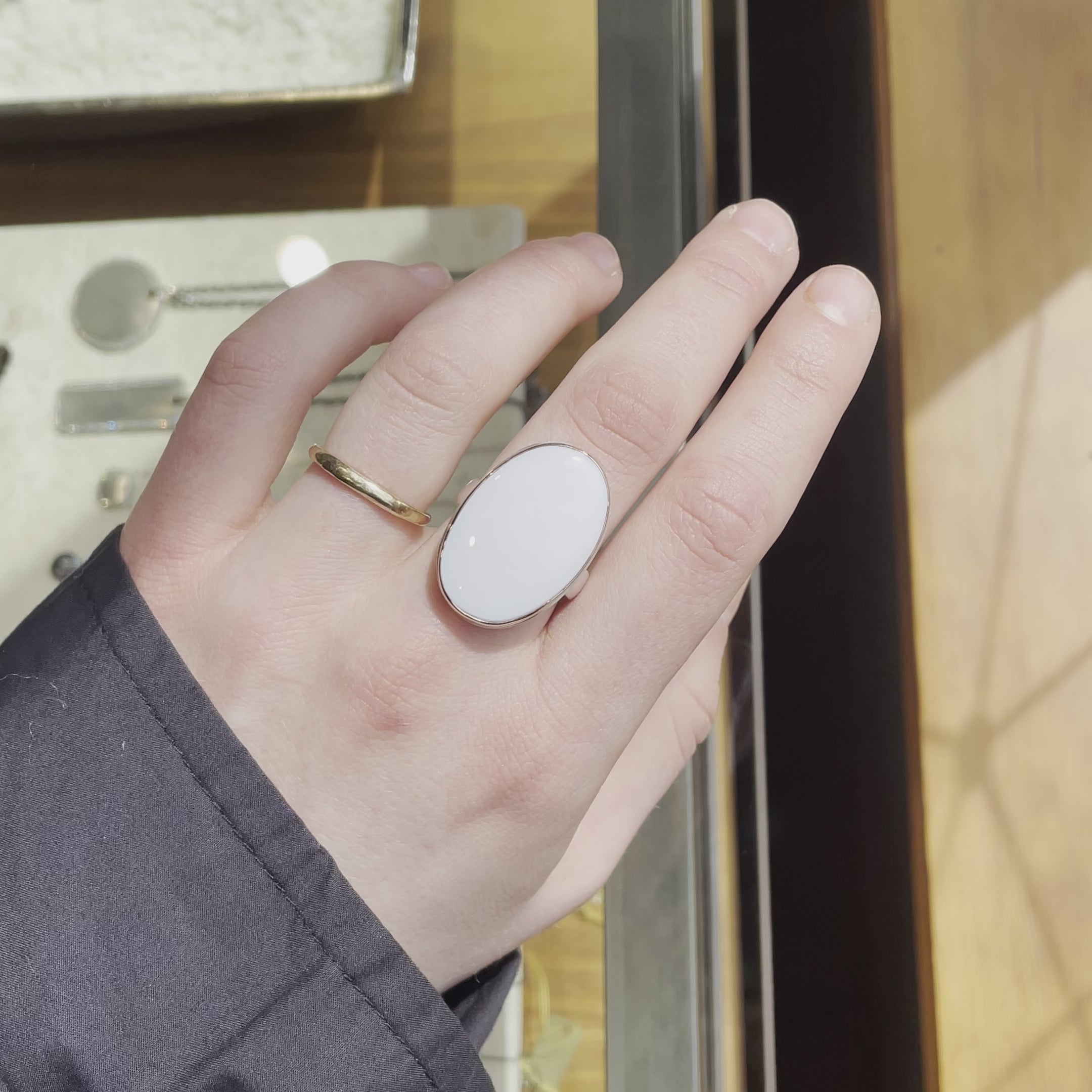 Calcite Ring – Chemistry Jewelry