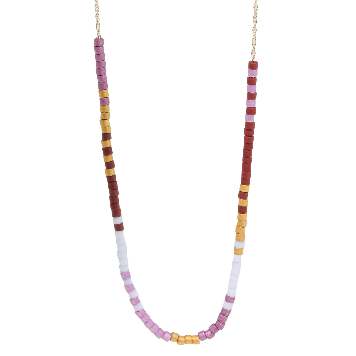 Pink Micro Bead Necklace – Chemistry Jewelry