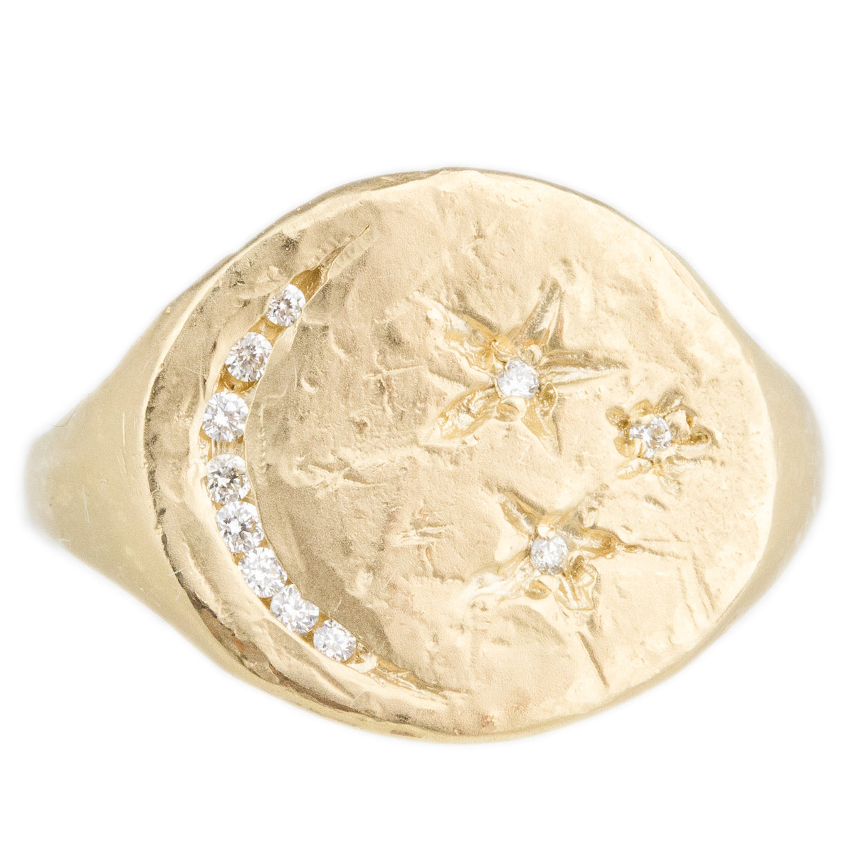 Moon & Star Signet Ring – Chemistry Jewelry